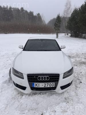 White Audi A5 2009 in Riga, with an engine capacity of 2.70 L and mileage of 269 thousand km for 5900 €, photo 4 on AUTOMOTO.COM.LV