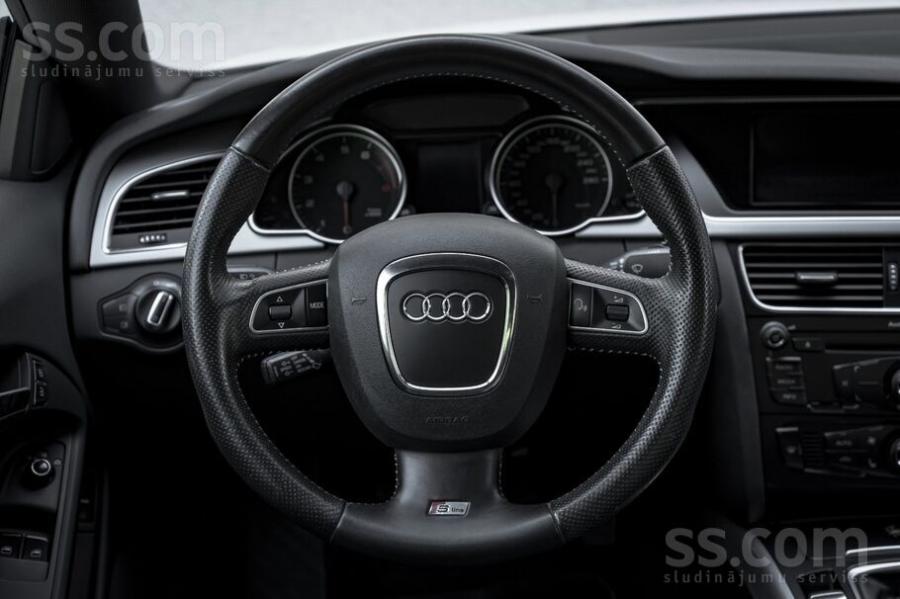 Balts Audi A5 2009 Rīga, ar dzinēja tilpumu 2.00 L un nobraukumu 310 tūkst. km par 7490 €, foto 19 vietnē AUTOMOTO.COM.LV