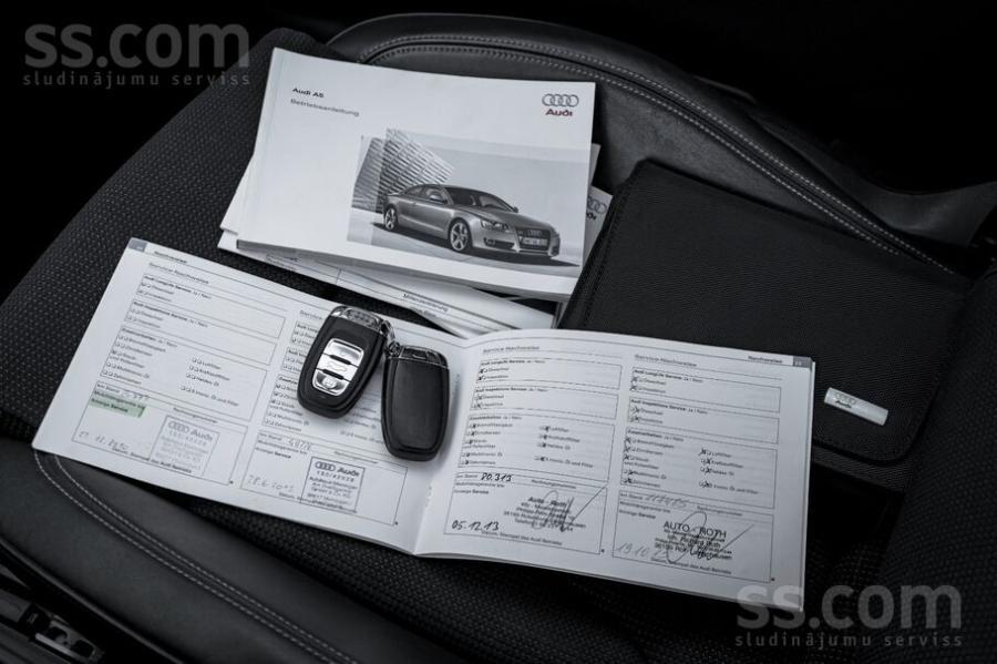Balts Audi A5 2009 Rīga, ar dzinēja tilpumu 2.00 L un nobraukumu 310 tūkst. km par 7490 €, foto 28 vietnē AUTOMOTO.COM.LV