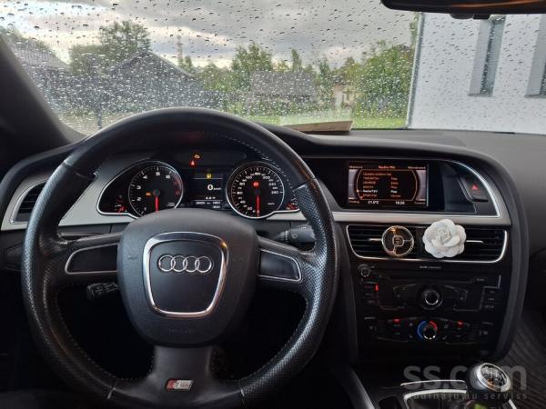 White Audi A5 2010 in Riga, with an engine capacity of 2.00 L and mileage of 285 thousand km for 6500 €, photo 9 on AUTOMOTO.COM.LV