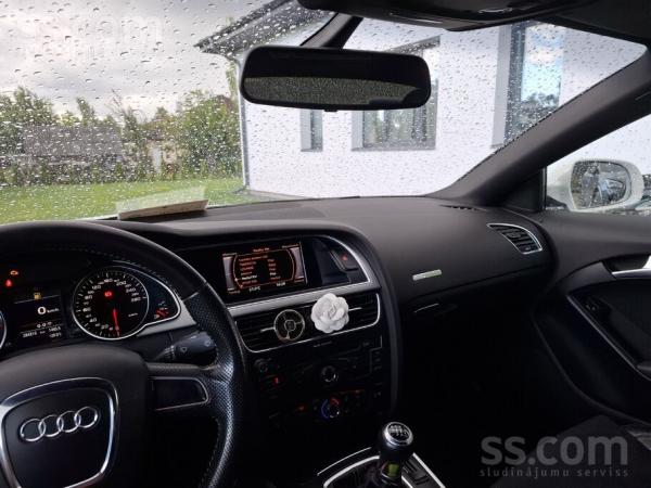 White Audi A5 2010 in Riga, with an engine capacity of 2.00 L and mileage of 285 thousand km for 6500 €, photo 10 on AUTOMOTO.COM.LV