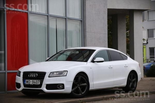 Balts Audi A5 2010 Rīga, ar dzinēja tilpumu 1.80 L un nobraukumu 201 tūkst. km par 7495 €, foto 1 vietnē AUTOMOTO.COM.LV
