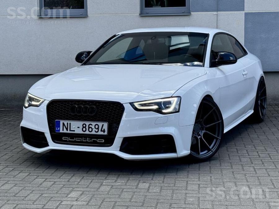 White Audi A5 2011 in Jelgava, with an engine capacity of 2.00 L and mileage of 187 thousand km for 9800 €, photo 1 on AUTOMOTO.COM.LV