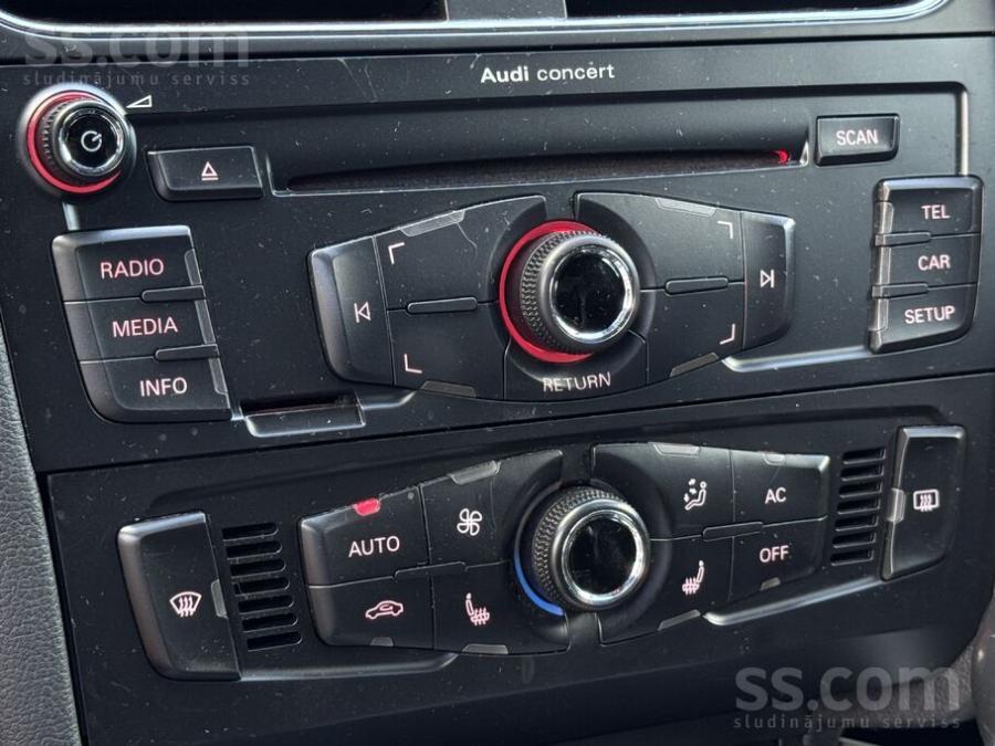 White Audi A5 2011 in Jelgava, with an engine capacity of 2.00 L and mileage of 187 thousand km for 9800 €, photo 17 on AUTOMOTO.COM.LV