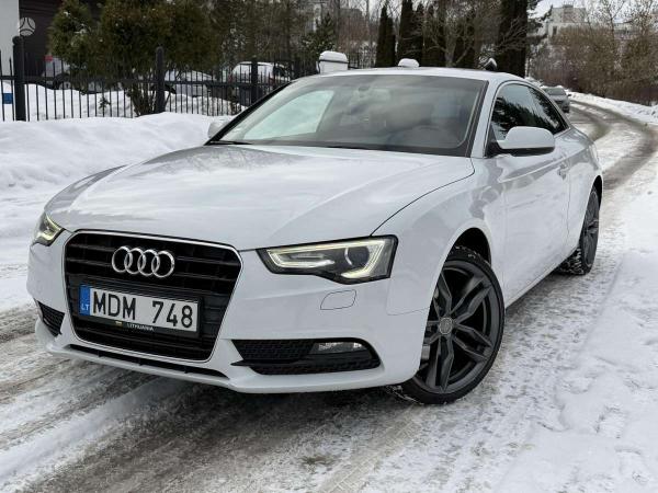 White Audi A5 2012 in Vilnius, with an engine capacity of 1.80 L and mileage of 328 thousand km for 6500 €, photo 1 on AUTOMOTO.COM.LV