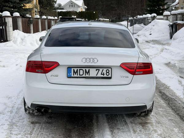White Audi A5 2012 in Vilnius, with an engine capacity of 1.80 L and mileage of 328 thousand km for 6500 €, photo 6 on AUTOMOTO.COM.LV