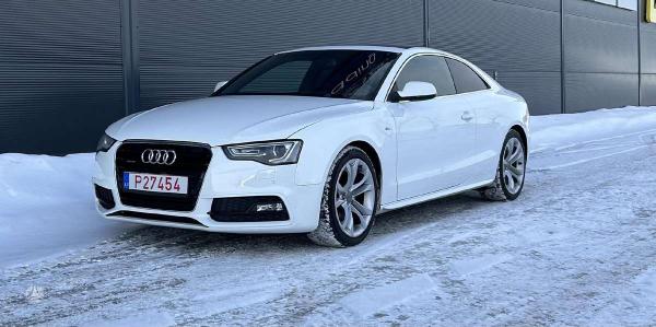 White Audi A5 2012 in Vilnius, with an engine capacity of 2.97 L and mileage of 293 thousand km for 9500 €, photo 3 on AUTOMOTO.COM.LV