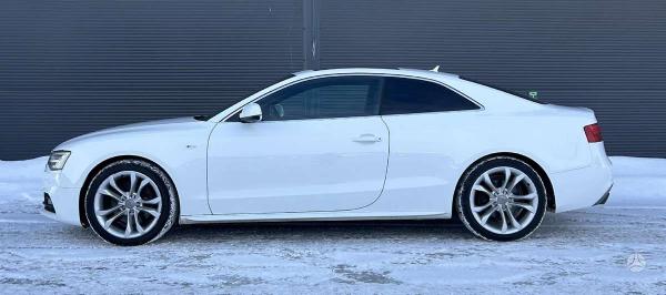 White Audi A5 2012 in Vilnius, with an engine capacity of 2.97 L and mileage of 293 thousand km for 9500 €, photo 4 on AUTOMOTO.COM.LV