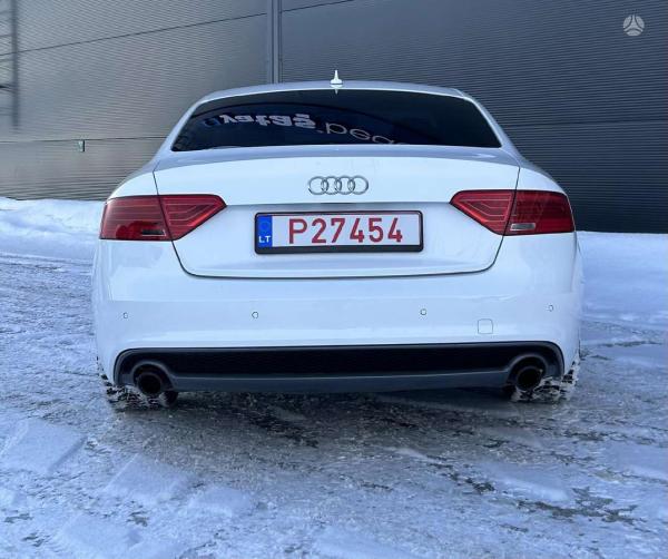 White Audi A5 2012 in Vilnius, with an engine capacity of 2.97 L and mileage of 293 thousand km for 9500 €, photo 7 on AUTOMOTO.COM.LV