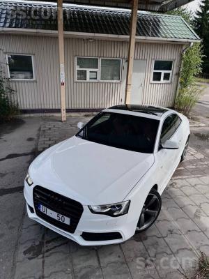 White Audi A5 2012 in Riga, with an engine capacity of 2.00 L and mileage of 123 thousand km for 14000 €, photo 3 on AUTOMOTO.COM.LV
