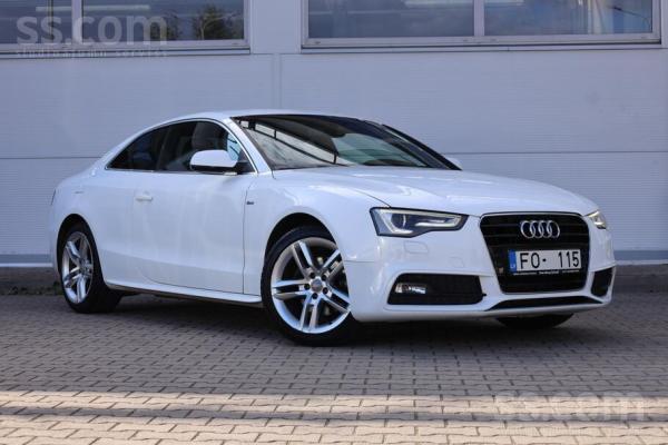White Audi A5 2012 in Riga, with an engine capacity of 2.00 L and mileage of 312 thousand km for 8995 €, photo 5 on AUTOMOTO.COM.LV