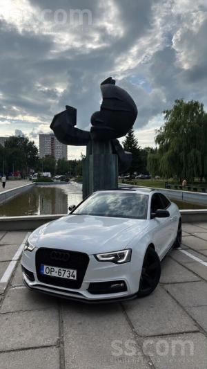 White Audi A5 2013 in Riga, with an engine capacity of 2.00 L and mileage of 200 thousand km for 15000 €, photo  on AUTOMOTO.COM.LV