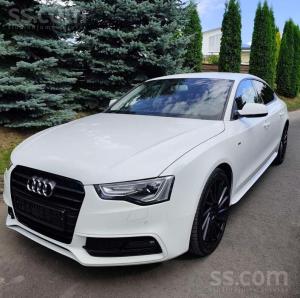 White Audi A5 2013 in Ogre, with an engine capacity of 2.00 L and mileage of 286 thousand km for 13500 €, photo 3 on AUTOMOTO.COM.LV