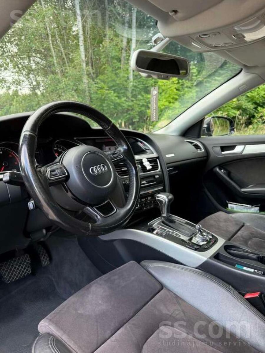 White Audi A5 2013 in Ogre, with an engine capacity of 2.00 L and mileage of 286 thousand km for 13500 €, photo 6 on AUTOMOTO.COM.LV
