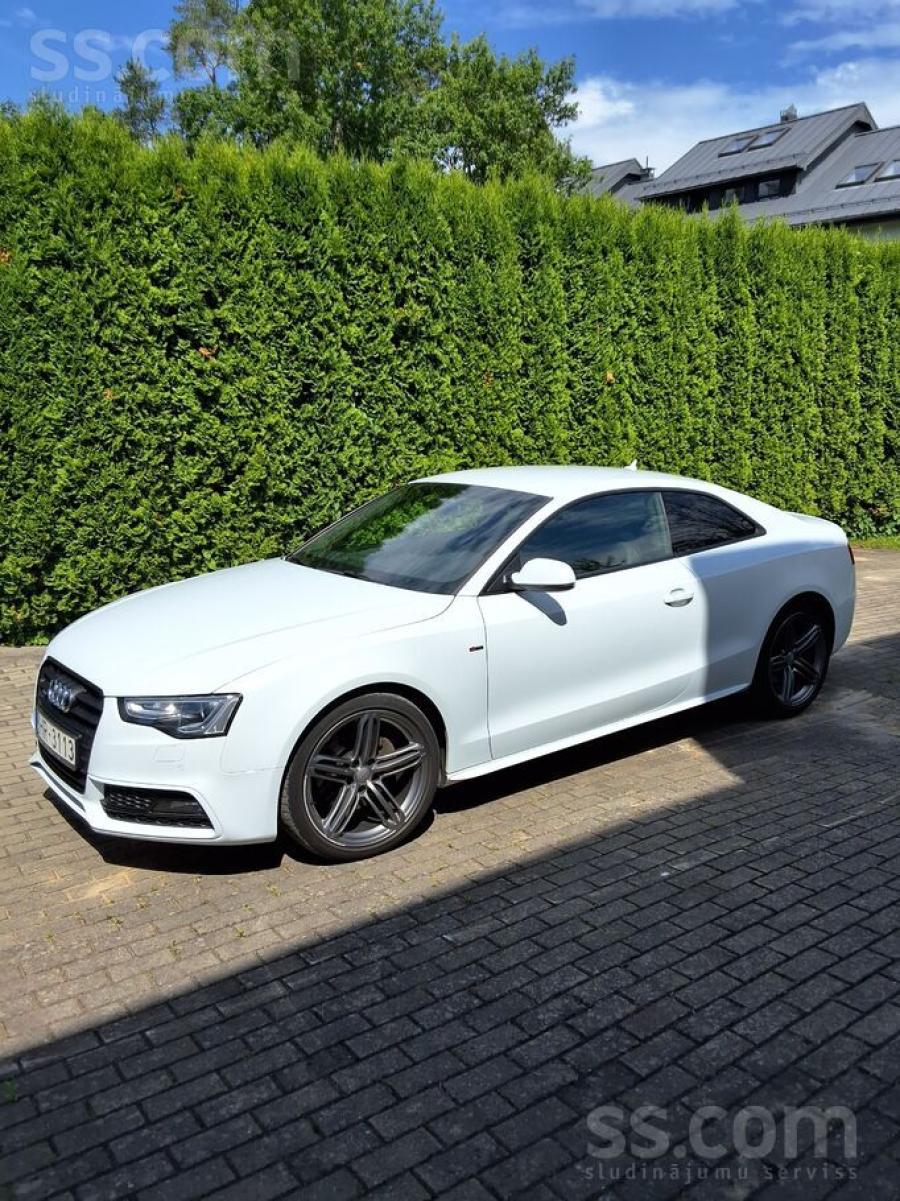 Balts Audi A5 2015 Jūrmala, ar dzinēja tilpumu 2.00 L un nobraukumu 146 tūkst. km par 13900 €, foto 3 vietnē AUTOMOTO.COM.LV