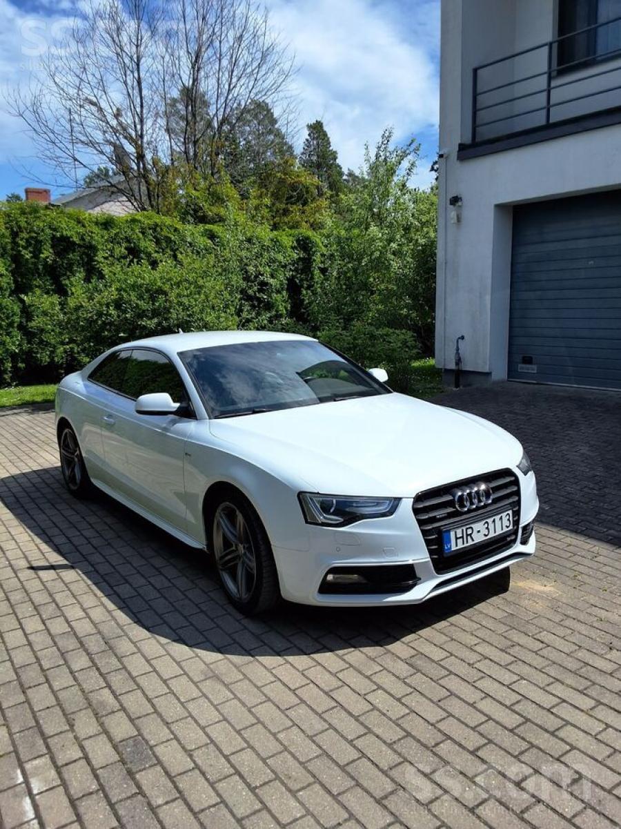 Balts Audi A5 2015 Jūrmala, ar dzinēja tilpumu 2.00 L un nobraukumu 146 tūkst. km par 13900 €, foto 4 vietnē AUTOMOTO.COM.LV