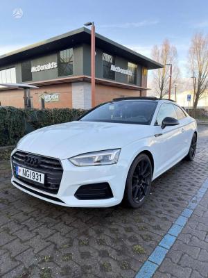 White Audi A5 2017 in Vilnius, with an engine capacity of 1.97 L and mileage of 207 thousand km for 16500 €, photo 5 on AUTOMOTO.COM.LV