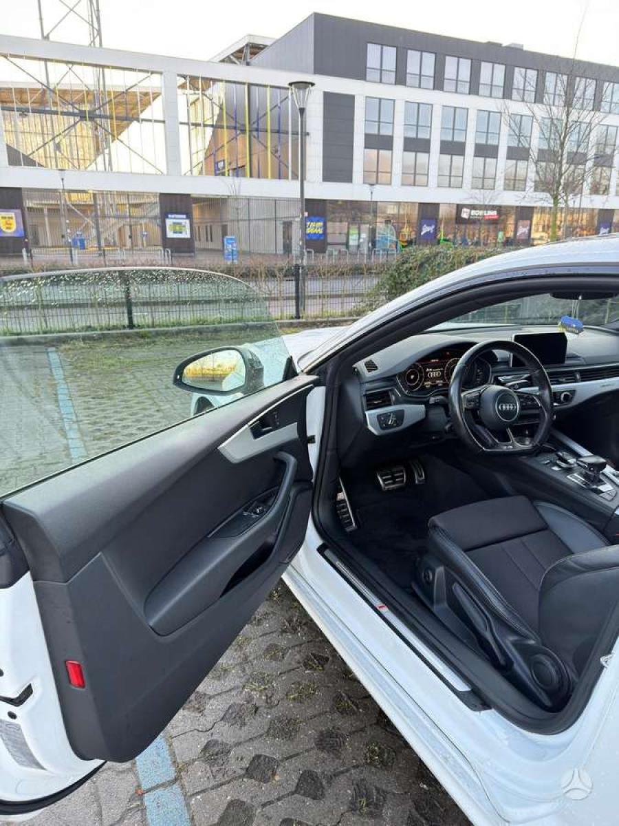 White Audi A5 2017 in Vilnius, with an engine capacity of 1.97 L and mileage of 207 thousand km for 16500 €, photo 21 on AUTOMOTO.COM.LV