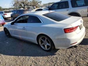 White Audi A5 2018 in Vilnius, with an engine capacity of 1.98 L and mileage of 133 thousand km for 11990 €, photo 2 on AUTOMOTO.COM.LV