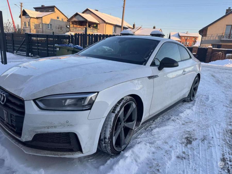 Balts Audi A5 2018 Kauņa, ar dzinēja tilpumu 2.00 L un nobraukumu 233 tūkst. km par 19999 €, foto 1 vietnē AUTOMOTO.COM.LV