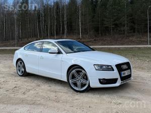 Balts Audi A5 2009 Ogre, ar dzinēja tilpumu 3.00 L un nobraukumu 347 tūkst. km par 7500 €, foto  vietnē AUTOMOTO.COM.LV