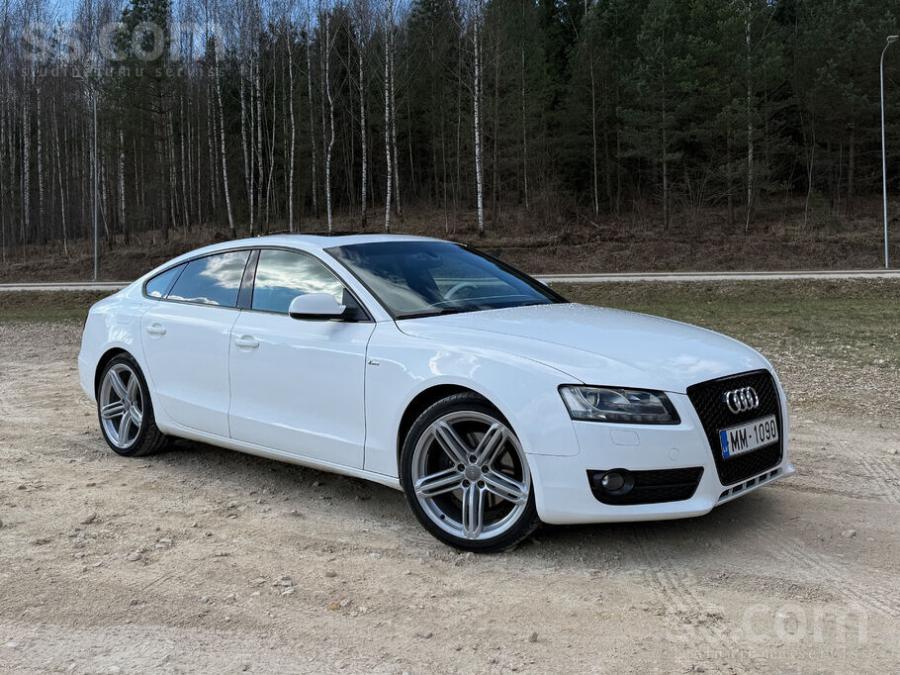 Balts Audi A5 2009 Ogre, ar dzinēja tilpumu 3.00 L un nobraukumu 347 tūkst. km par 7500 €, foto 1 vietnē AUTOMOTO.COM.LV