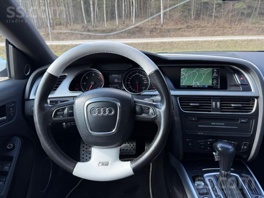 Balts Audi A5 2009 Ogre, ar dzinēja tilpumu 3.00 L un nobraukumu 347 tūkst. km par 7500 €, foto 8 vietnē AUTOMOTO.COM.LV
