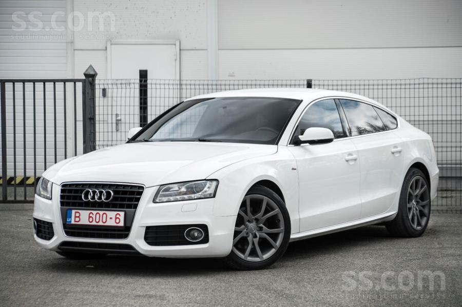 White Audi A5 2010 in Tukums, with an engine capacity of 2.70 L and mileage of 285 thousand km for 8900 €, photo 2 on AUTOMOTO.COM.LV