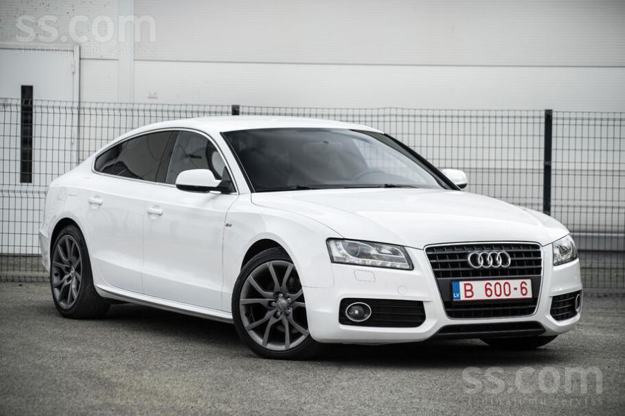 White Audi A5 2010 in Tukums, with an engine capacity of 2.70 L and mileage of 285 thousand km for 8900 €, photo 5 on AUTOMOTO.COM.LV