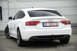 White Audi A5 2010 in Tukums, with an engine capacity of 2.70 L and mileage of 285 thousand km for 8900 €, photo 6 on AUTOMOTO.COM.LV