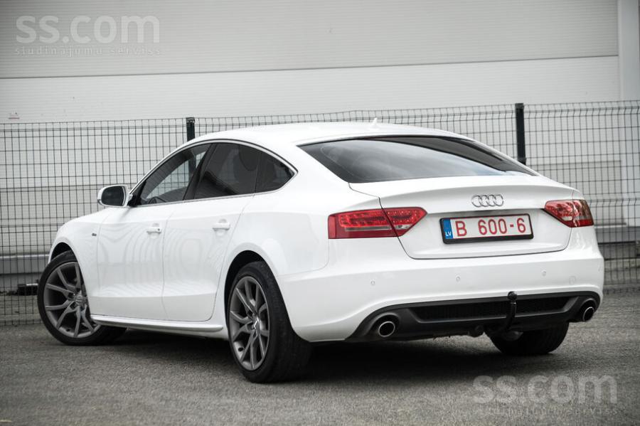 White Audi A5 2010 in Tukums, with an engine capacity of 2.70 L and mileage of 285 thousand km for 8900 €, photo 8 on AUTOMOTO.COM.LV