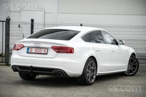 White Audi A5 2010 in Tukums, with an engine capacity of 2.70 L and mileage of 285 thousand km for 8900 €, photo 10 on AUTOMOTO.COM.LV