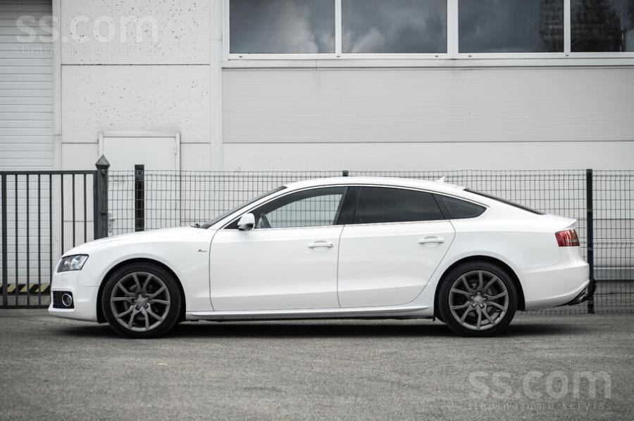 White Audi A5 2010 in Tukums, with an engine capacity of 2.70 L and mileage of 285 thousand km for 8900 €, photo 15 on AUTOMOTO.COM.LV