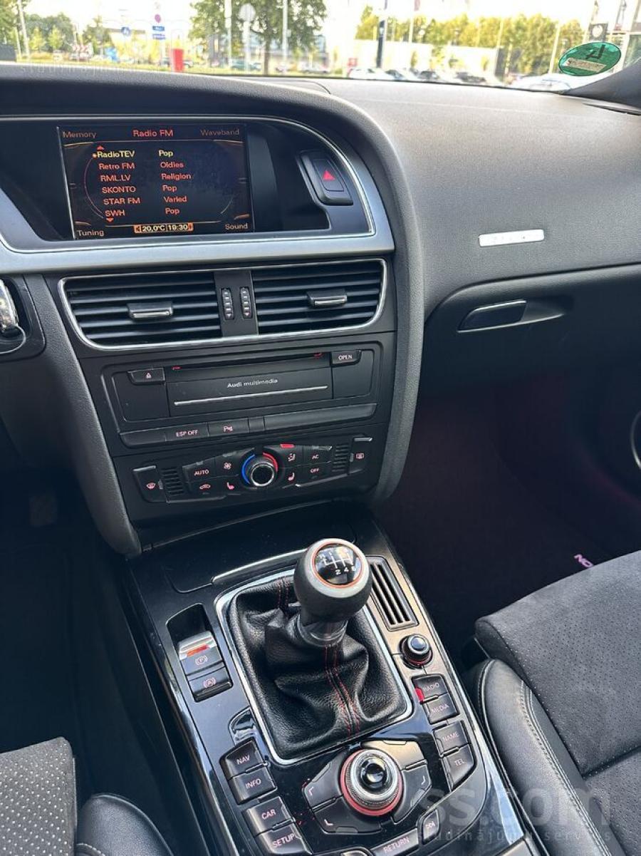 White Audi A5 2010 in Riga, with an engine capacity of 3.00 L and mileage of 298 thousand km for 7300 €, photo 7 on AUTOMOTO.COM.LV