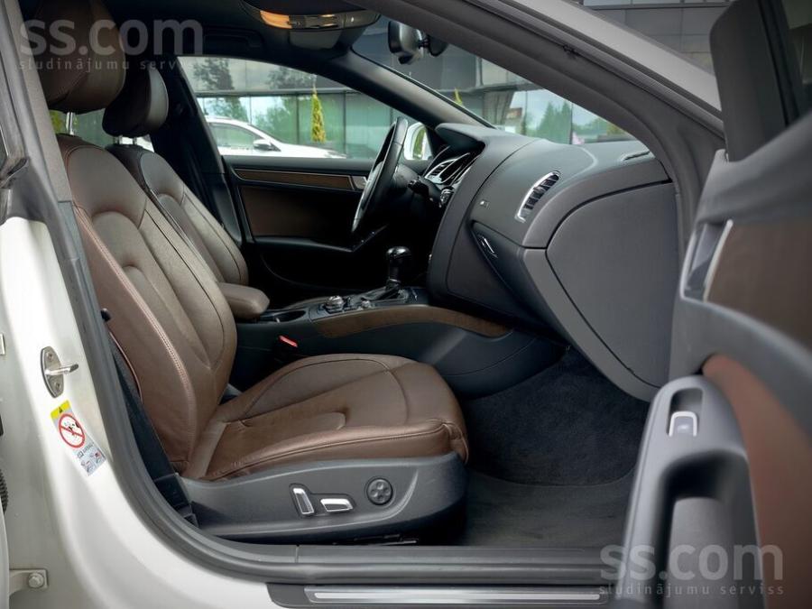 White Audi A5 2012 in Riga, with an engine capacity of 3.00 L and mileage of 270 thousand km for 9900 €, photo 16 on AUTOMOTO.COM.LV