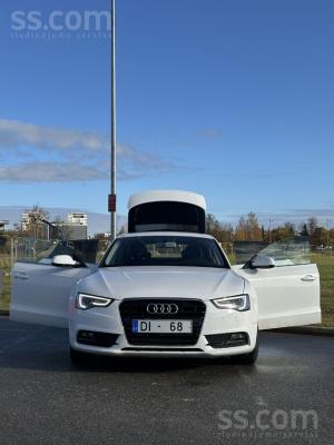 White Audi A5 2012 in Riga, with an engine capacity of 2.00 L and mileage of 108 thousand km for 13200 €, photo 4 on AUTOMOTO.COM.LV