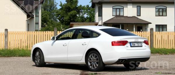 Audi A5 2012 Valmiera vietnÄ Balts Audi A5 2012 Valmiera, ar dzinÄja tilpumu 2.00 L un nobraukumu 225 tÅ«kst. km par 6500 ā¬, foto 5 vietnÄ AUTOMOTO.COM.LV
