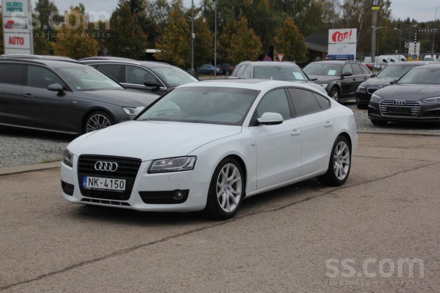 Balts Audi A5 2012 Tukums, ar dzinēja tilpumu 2.00 L un nobraukumu 360 tūkst. km par 6900 €, foto 1 vietnē AUTOMOTO.COM.LV
