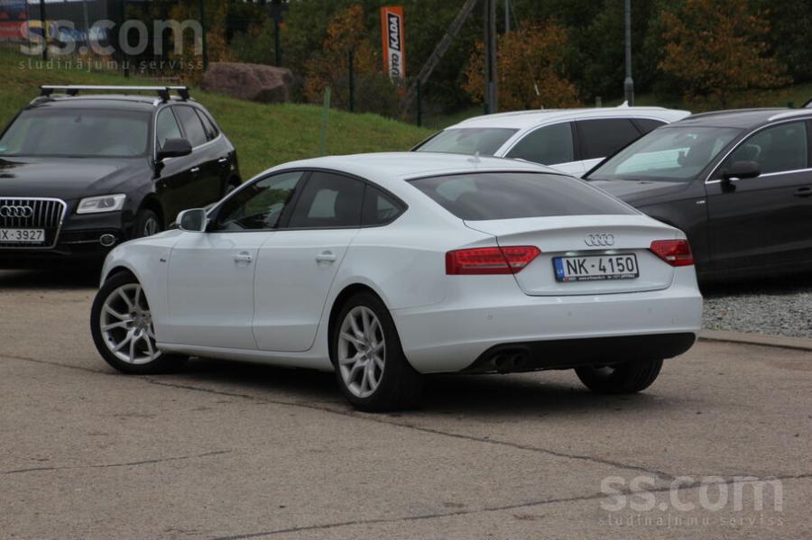 Balts Audi A5 2012 Tukums, ar dzinēja tilpumu 2.00 L un nobraukumu 360 tūkst. km par 6900 €, foto 5 vietnē AUTOMOTO.COM.LV