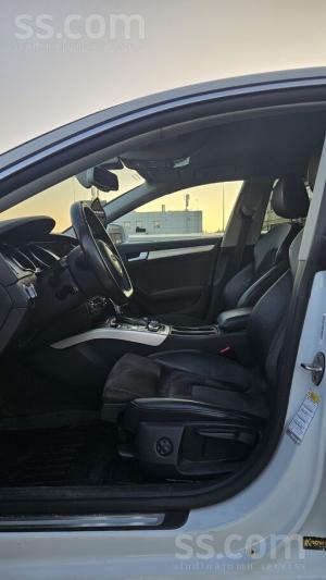 White Audi A5 2013 in Riga, with an engine capacity of 3.00 L and mileage of 144 thousand km for 14750 €, photo 13 on AUTOMOTO.COM.LV