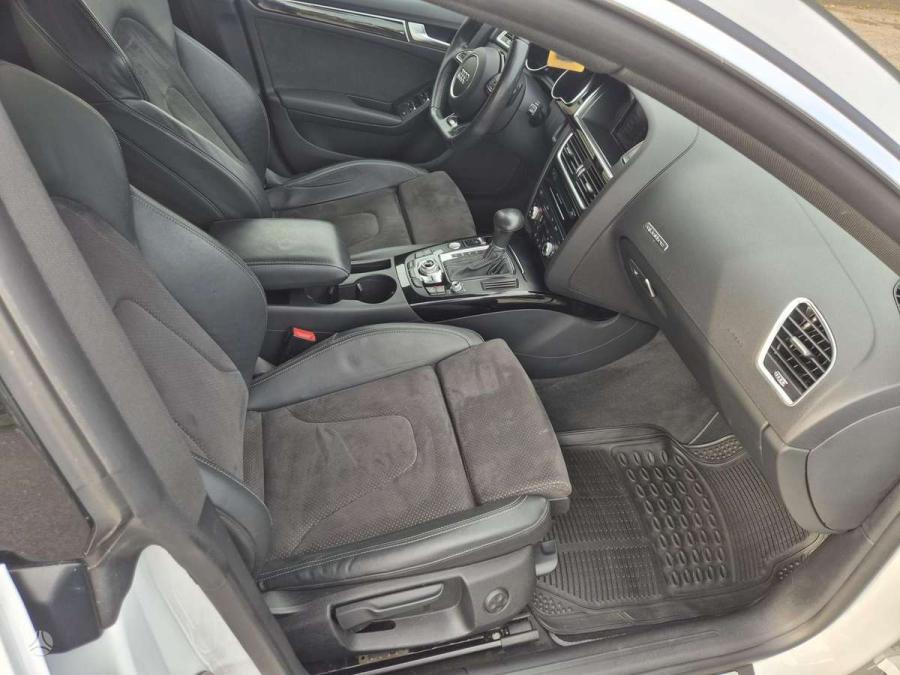 White Audi A5 2014 in Siauliai, with an engine capacity of 3.00 L and mileage of 245 thousand km for 9950 €, photo 12 on AUTOMOTO.COM.LV