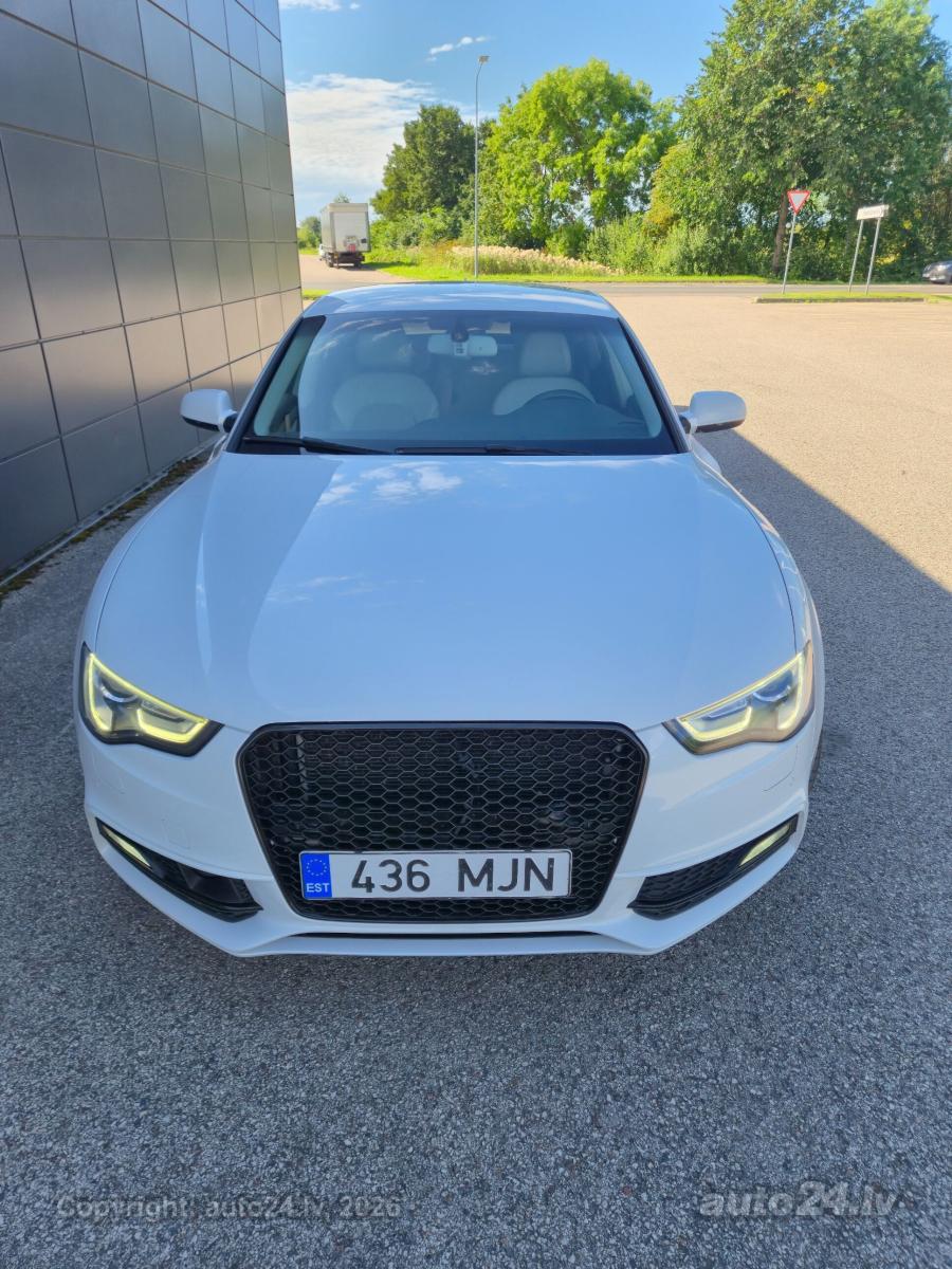 White Audi A5 2014 in Tallinn, with an engine capacity of 3.00 L and mileage of 154 thousand km for 19999 €, photo 6 on AUTOMOTO.COM.LV