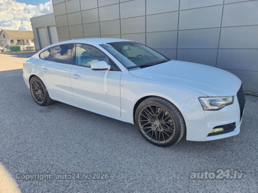 White Audi A5 2014 in Tallinn, with an engine capacity of 3.00 L and mileage of 154 thousand km for 19999 €, photo 8 on AUTOMOTO.COM.LV