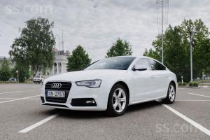 Balts Audi A5 2015 Rīga, ar dzinēja tilpumu 2.00 L un nobraukumu 162 tūkst. km par 11900 €, foto  vietnē AUTOMOTO.COM.LV