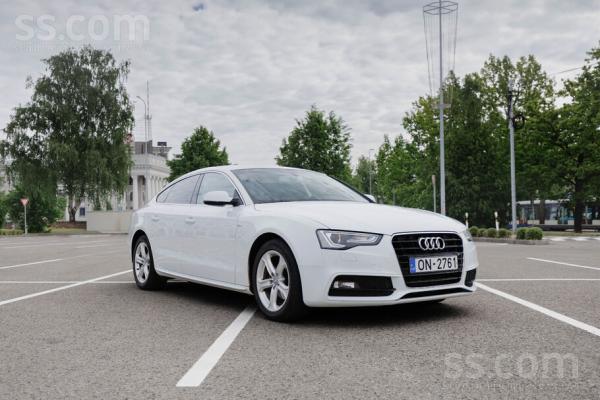 Balts Audi A5 2015 Rīga, ar dzinēja tilpumu 2.00 L un nobraukumu 162 tūkst. km par 11900 €, foto 2 vietnē AUTOMOTO.COM.LV