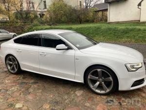 White Audi A5 2015 in Tukums, with an engine capacity of 2.00 L and mileage of 286 thousand km for 12500 €, photo 4 on AUTOMOTO.COM.LV