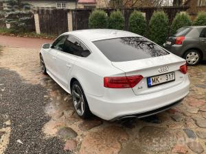 White Audi A5 2015 in Tukums, with an engine capacity of 2.00 L and mileage of 286 thousand km for 12500 €, photo 7 on AUTOMOTO.COM.LV