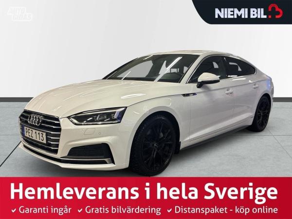 White Audi A5 2017 in Kaunas, with an engine capacity of 0.00 L and mileage of 93 thousand km for 29317 €, photo 1 on AUTOMOTO.COM.LV