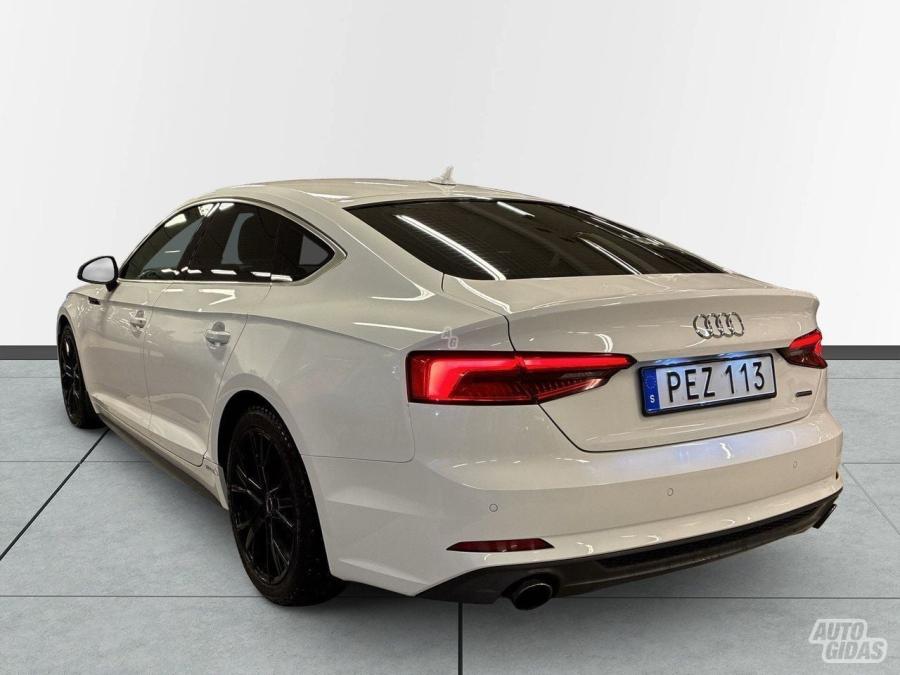 White Audi A5 2017 in Kaunas, with an engine capacity of 0.00 L and mileage of 93 thousand km for 29317 €, photo 5 on AUTOMOTO.COM.LV