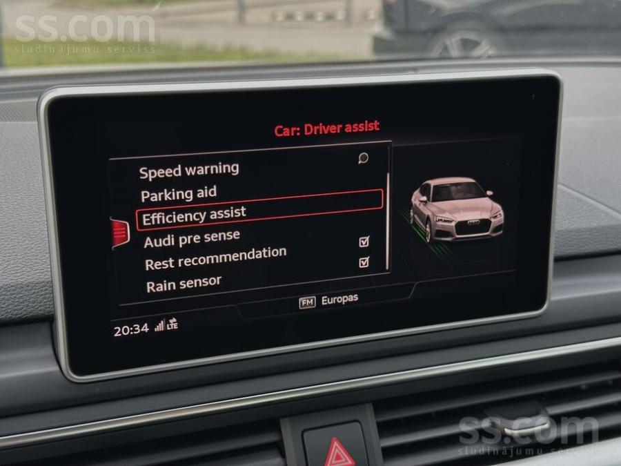 Balts Audi A5 2017 Jelgava, ar dzinēja tilpumu 2.00 L un nobraukumu 199 tūkst. km par 20700 €, foto 18 vietnē AUTOMOTO.COM.LV
